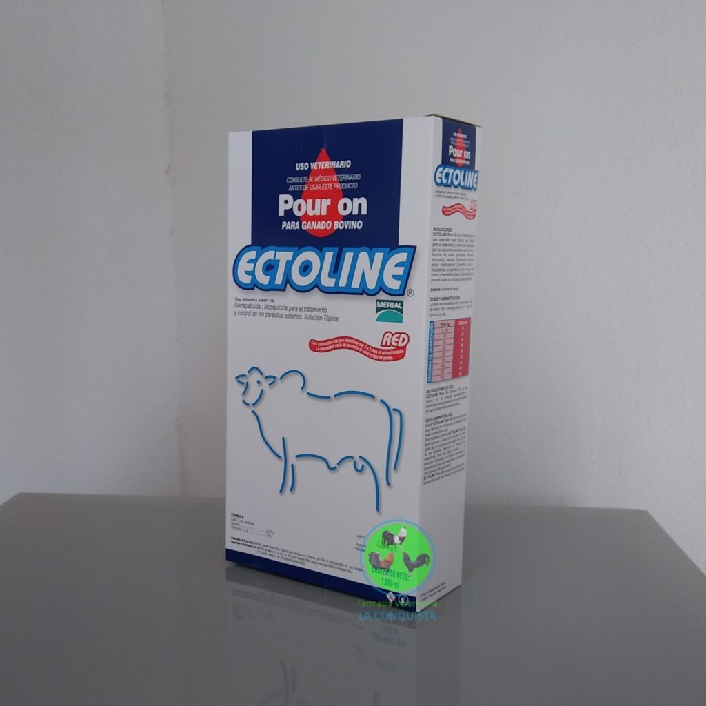 Ectoline pour on 1 lt | Farmacia Veterinaria La Conquista